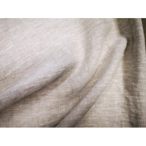 100 % lina pelēks audums